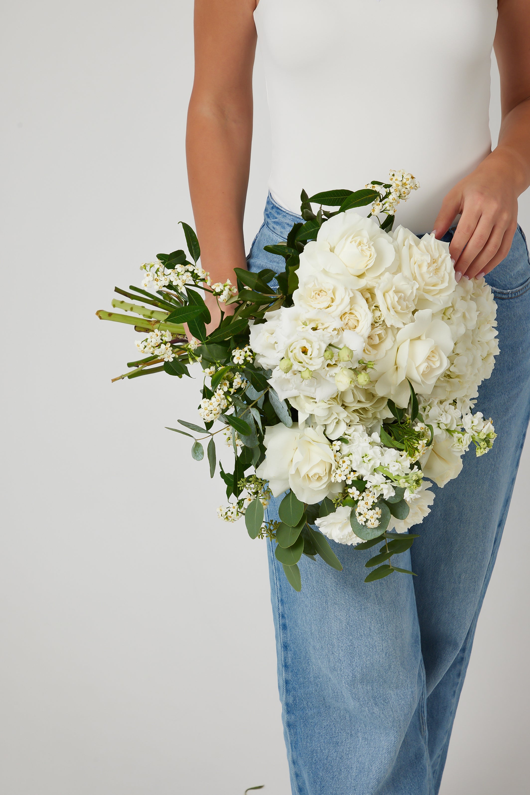 White – Amelia Rose Floral Couture