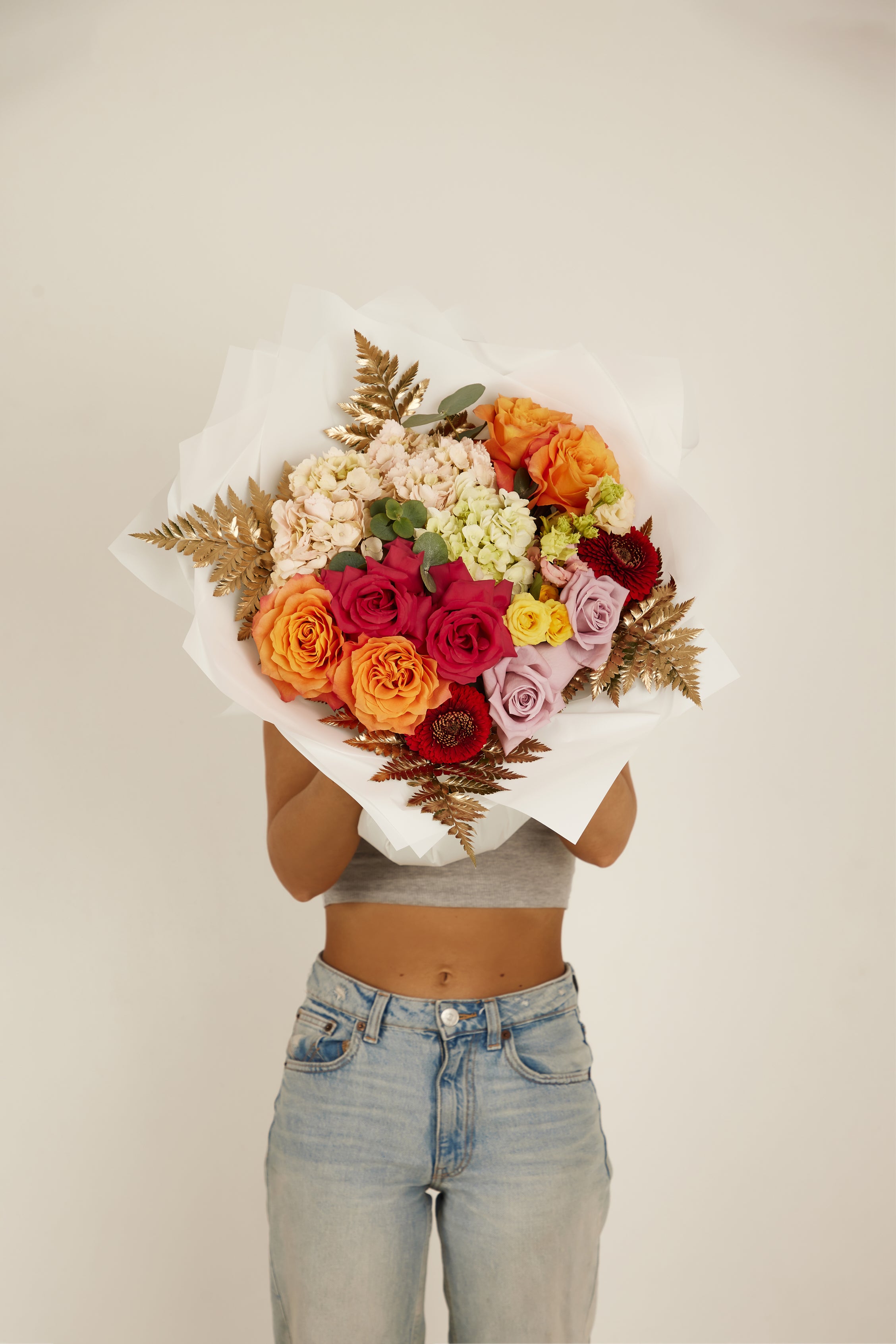 Bright with gold – Amelia Rose Floral Couture